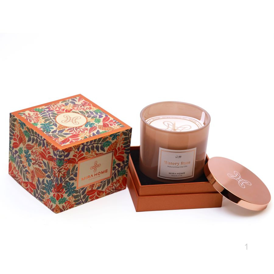 Nến Thơm Watery Rose Signature Mira Home Candle 10oz